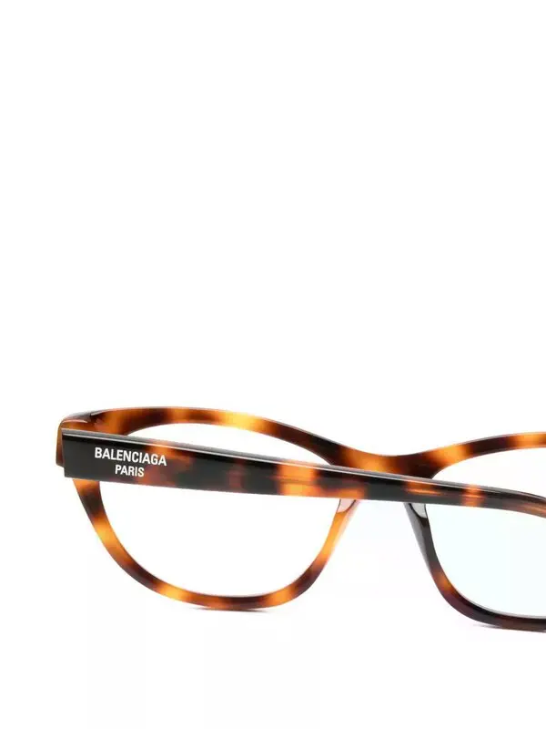 Balenciaga Cat-eye Frame Glasses - Brown