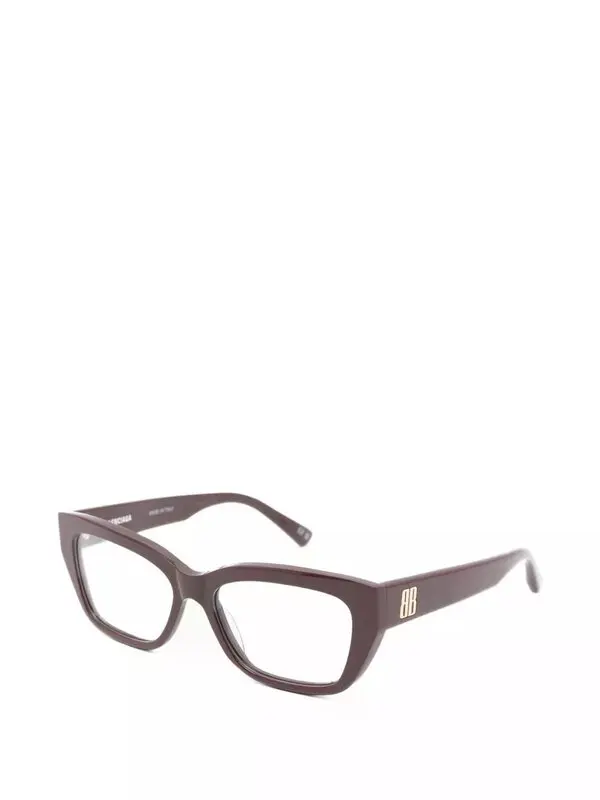 Balenciaga Geometric Logo Glasses