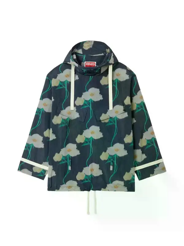Kenzo Floral Print Parka