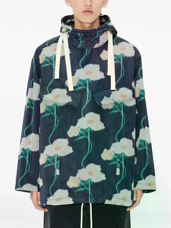 Kenzo Floral Print Parka