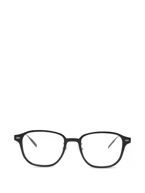 Montblanc Square-frame Glasses - Black