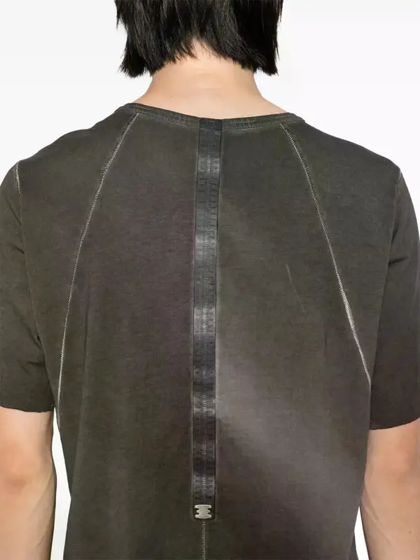 ISAAC SELLAM EXPERIENCE Back-stripe T-shirt - Grey