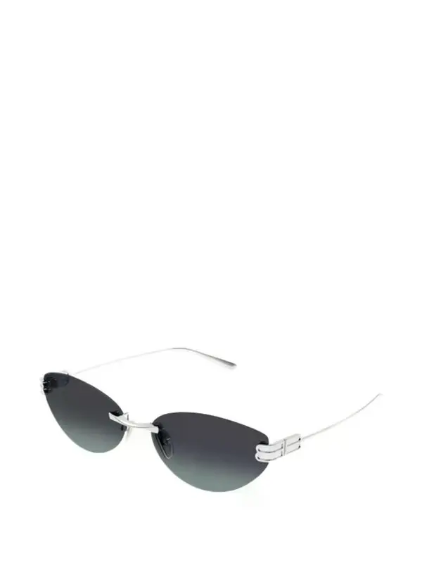 Balenciaga Rimless Sunglasses - Silver