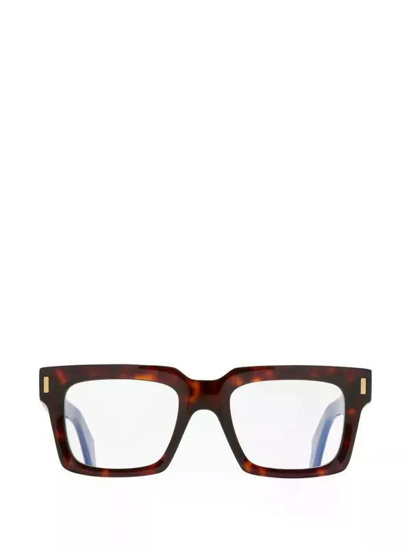 CUTLER & GROSS 9386 Square-frame Glasses - Brown