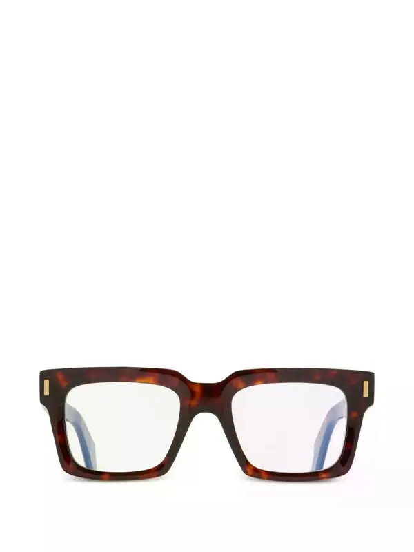 CUTLER & GROSS 9386 Square-frame Glasses - Brown
