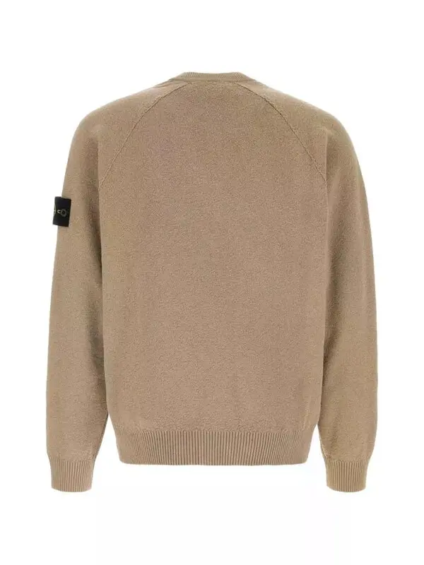 Stone Island Compass-badge Cotton Sweater - Neutrals