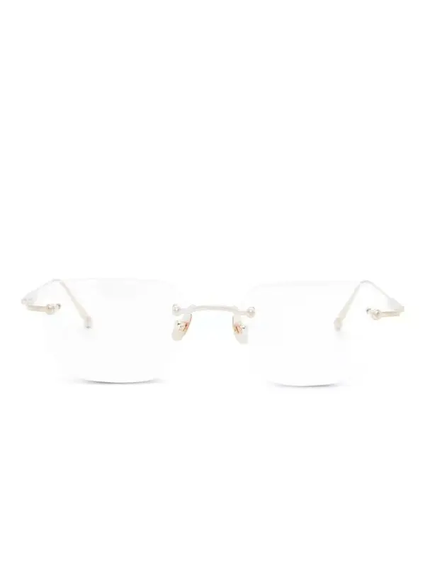 Matsuda Rimless Rectangle Eyeglasses - Gold