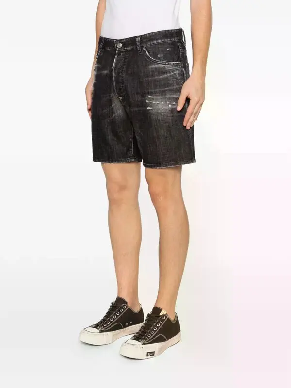 Dsquared2 Distressed Denim Shorts