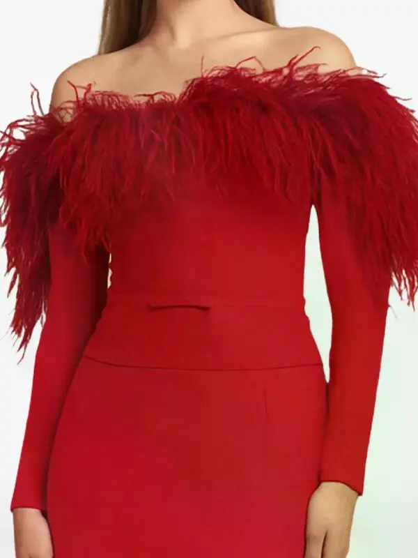 GEMY MAALOUF Off-shoulder Maxi Dress
