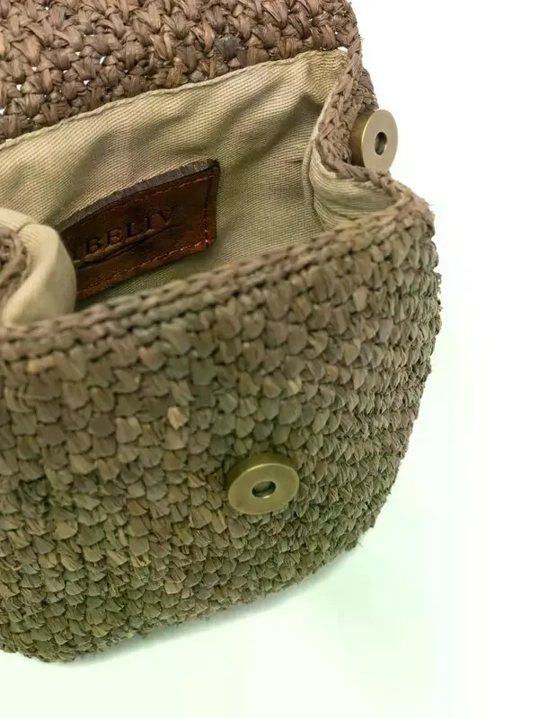 IBELIV Zaz Woven Crossbody Bag - Brown