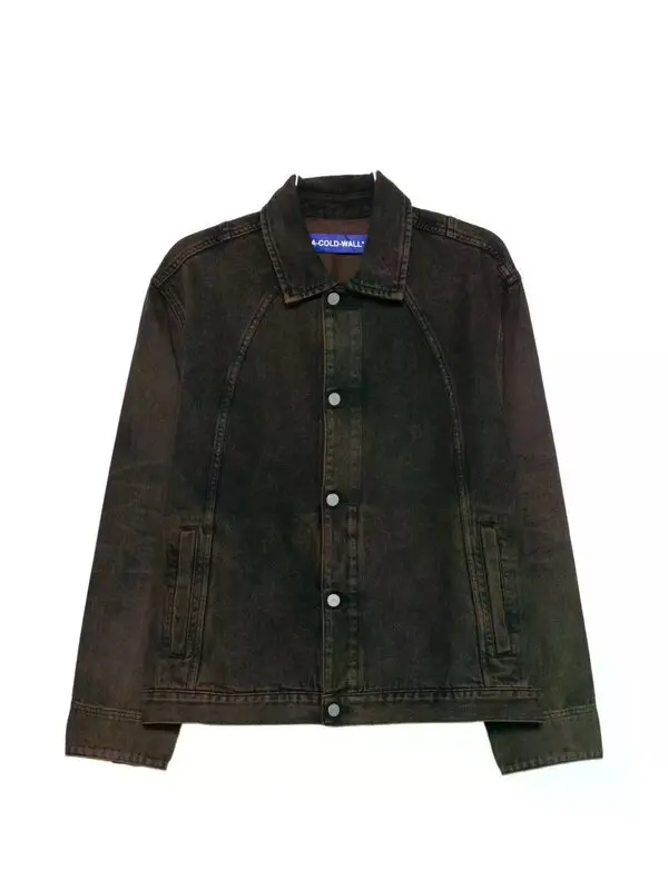 A-COLD-WALL* Cromer Dyed Panelled Denim Jacket - Brown