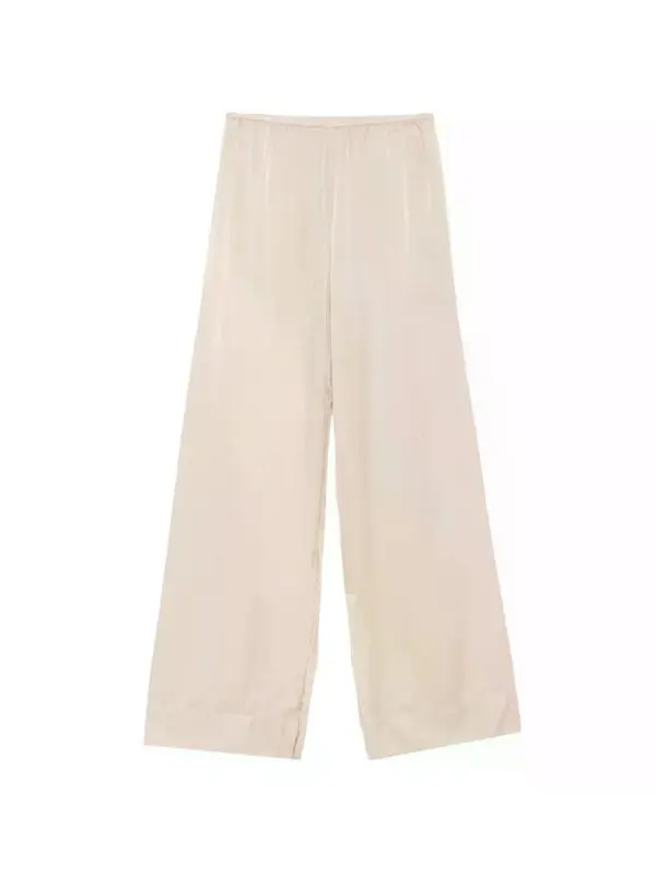 PRIVATE 0204 Elasticated Palazzo Pants - Neutrals