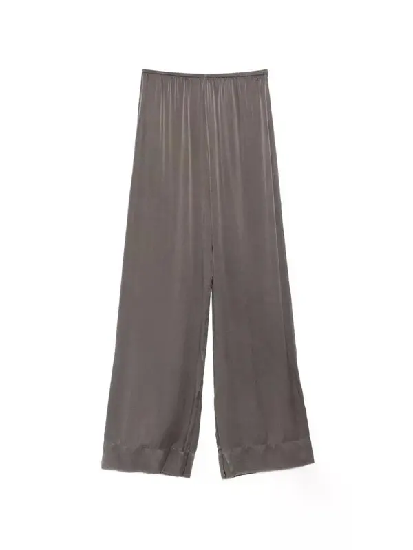 PRIVATE 0204 Elasticated Palazzo Pants - Grey