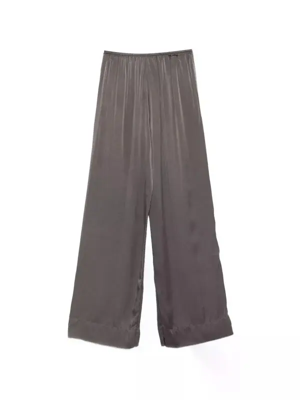 PRIVATE 0204 Elasticated Palazzo Pants - Grey