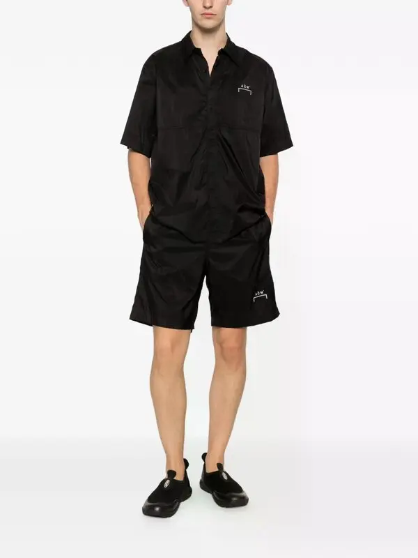 A-COLD-WALL* Logo-print Panelled Shorts