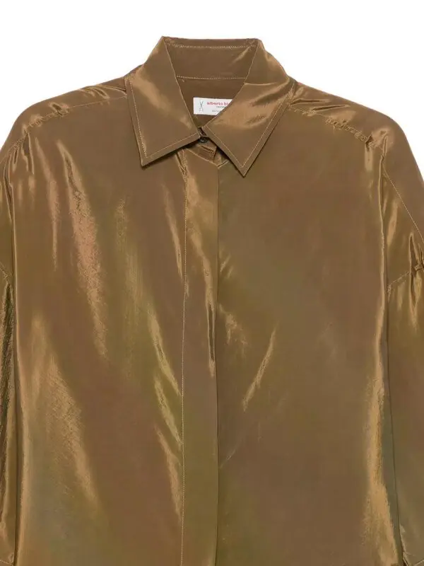 Alberto Biani Buttoned Shirt - Brown