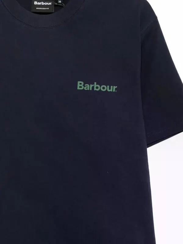 Barbour Logo-print T-shirt - Blue