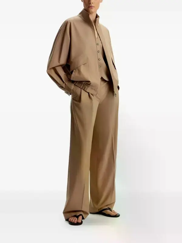 12 STOREEZ Pleated Trousers - Neutrals