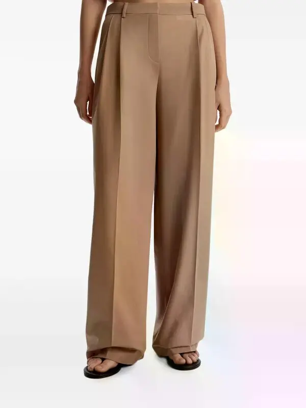 12 STOREEZ Pleated Trousers - Neutrals