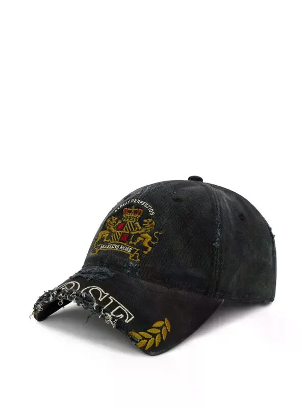 Martine Rose Embroidered Cap - Black