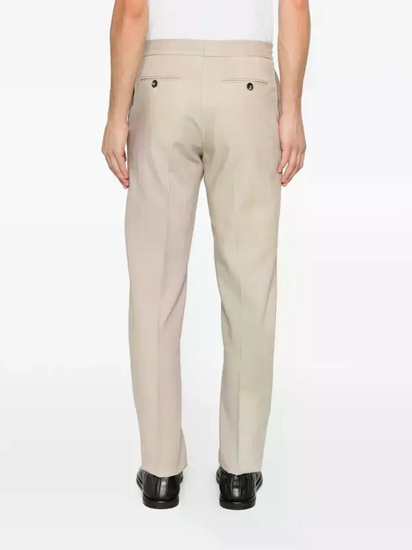 Zegna Straight Trousers - Neutrals