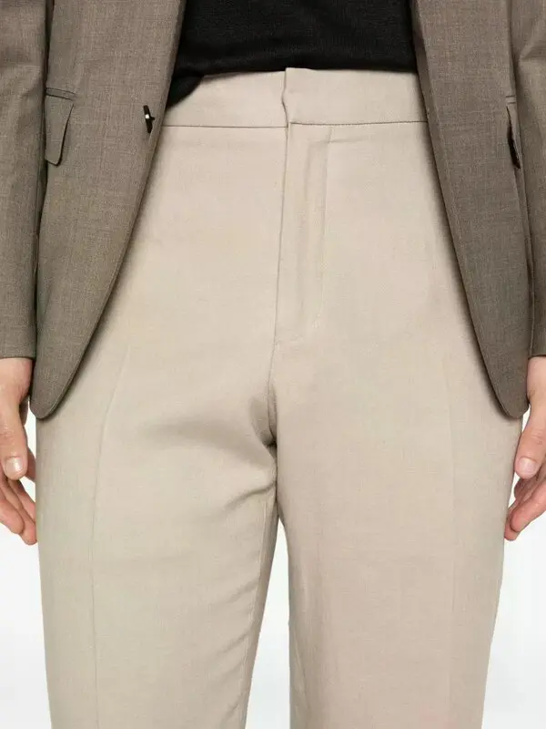 Zegna Straight Trousers - Neutrals