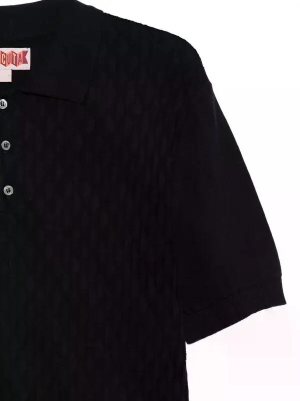 BARACUTA Patterned Polo Shirt