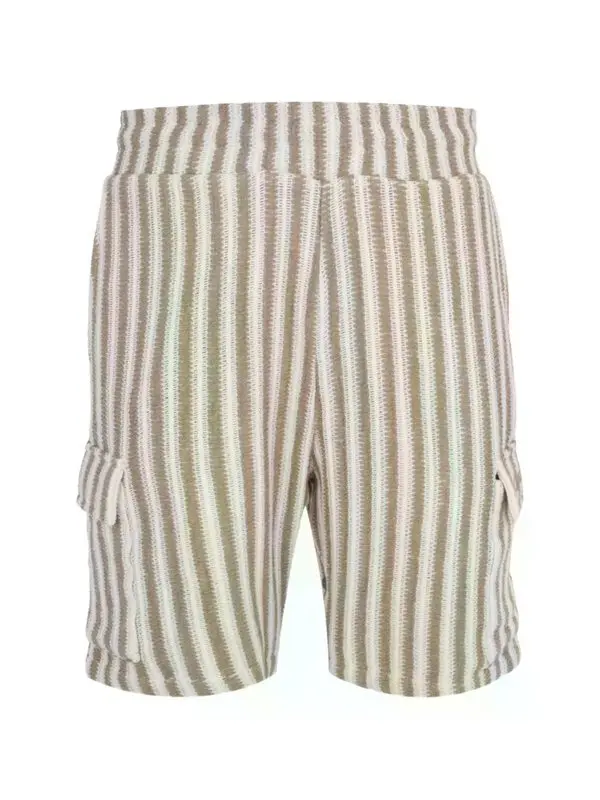 ONLY THE BLIND Striped Cargo Shorts