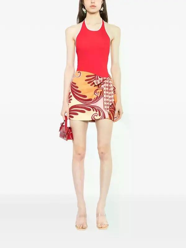 Farm Rio Arabesque Tie Skirt