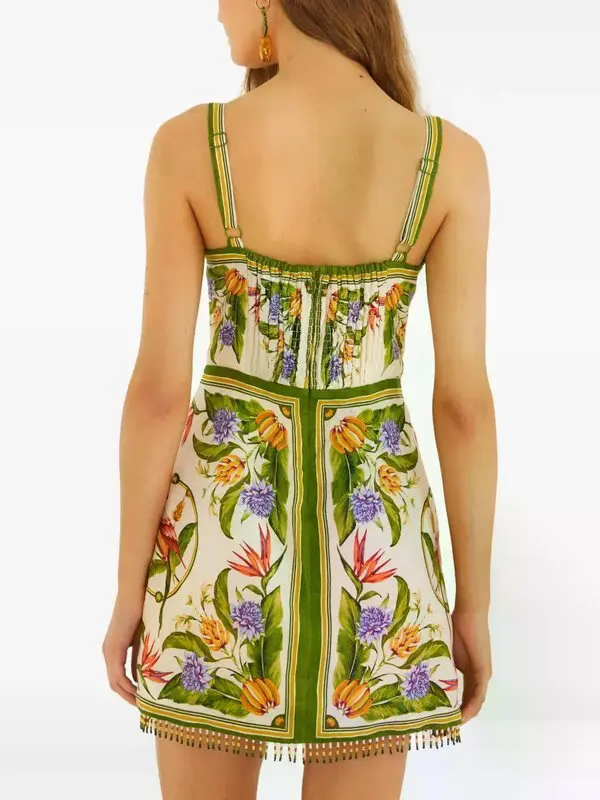 Farm Rio Floral Sleeveless Dress