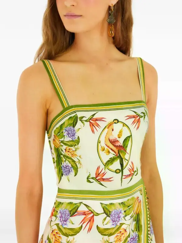 Farm Rio Floral Sleeveless Dress