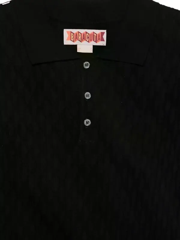BARACUTA Textured Polo Shirt