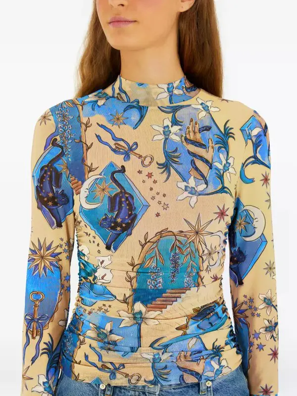 Farm Rio Mystical Long Sleeve Top