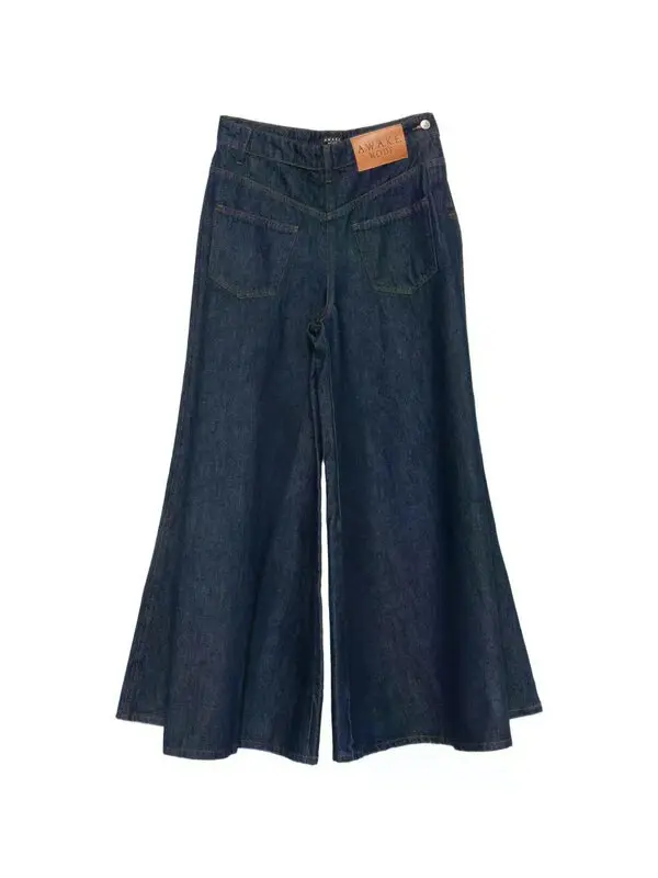 A.W.A.K.E. Mode Mirror Wide-leg Jeans - Blue