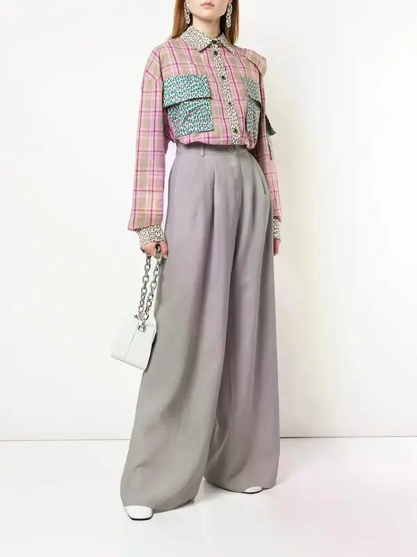 Natasha Zinko High-waisted Wide Leg Trousers