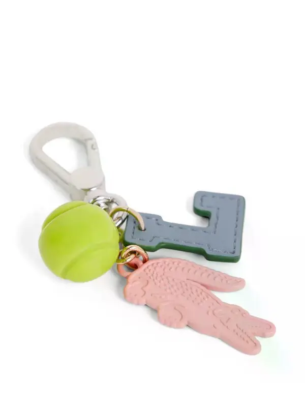 Lacoste Ball Logo Charm Keyring