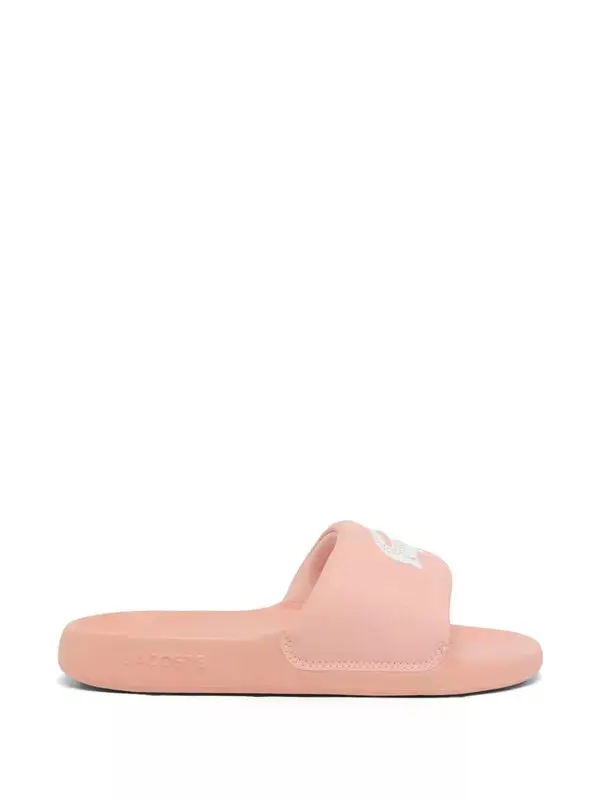 Lacoste Serve Logo Slides - Pink