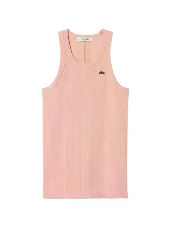 Lacoste Round-neck Tank Top - Pink