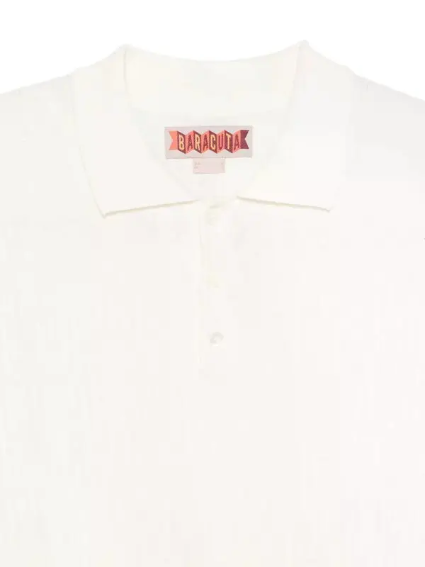 BARACUTA Ribbed Polo Shirt