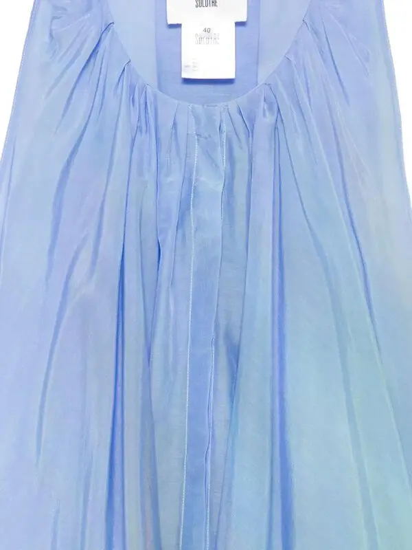 SOLOTRE Ruffled-trim Blouse