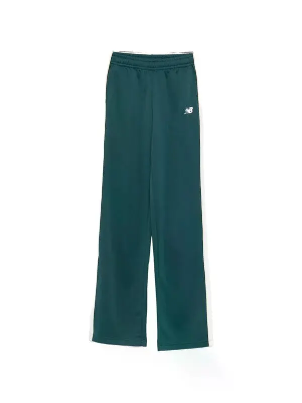 NEW BALANCE Interlock Side-stripe Track Pants - Green