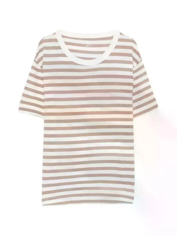 Majestic Filatures Striped Short-sleeve T-shirt