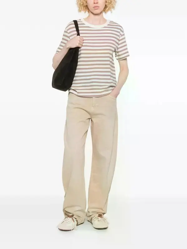 Majestic Filatures Striped Short-sleeve T-shirt