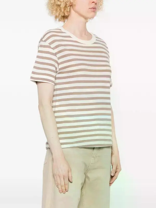 Majestic Filatures Striped Short-sleeve T-shirt