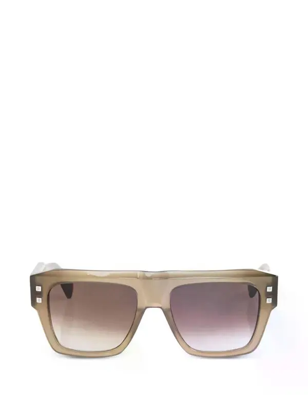 Balmain Square-frame Sunglasses - Brown