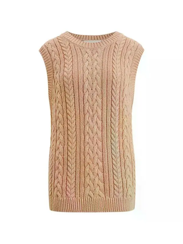 12 STOREEZ Harvest Cable-knit Vest