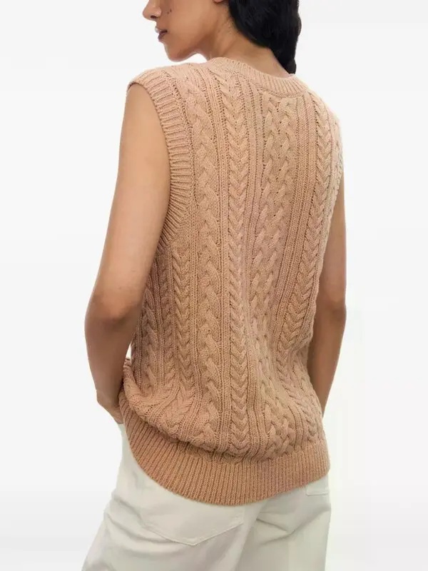 12 STOREEZ Harvest Cable-knit Vest