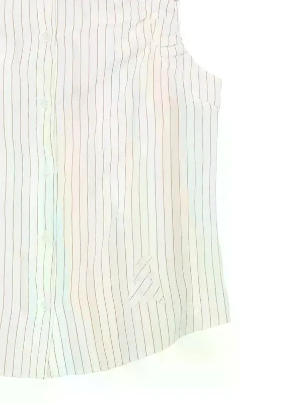Patrizia Pepe Striped Sleeveless Shirt