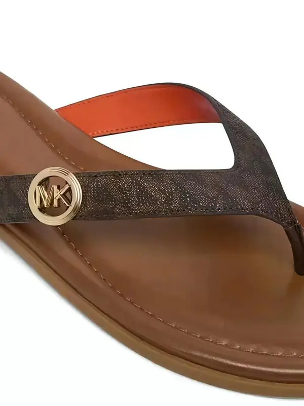 Michael Kors Logo Thong Sandals