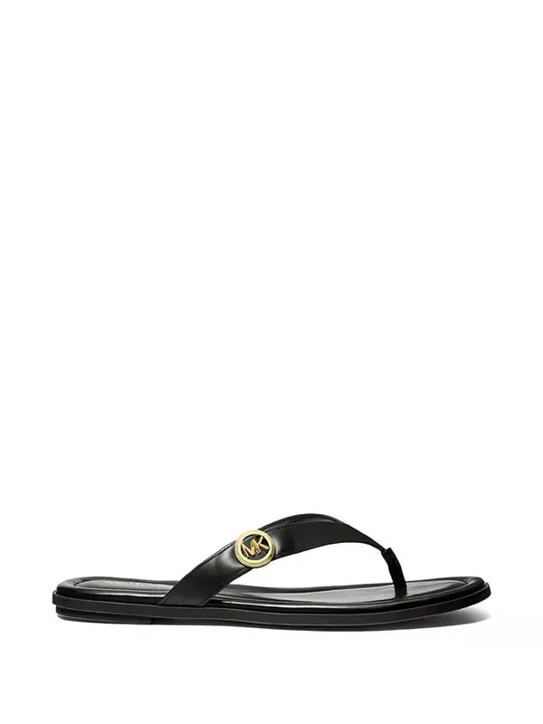 Michael Kors Erin Leather Sandals - Black